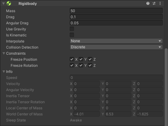 Unity3D中的Rigidbody参数解析 – 木十的博客