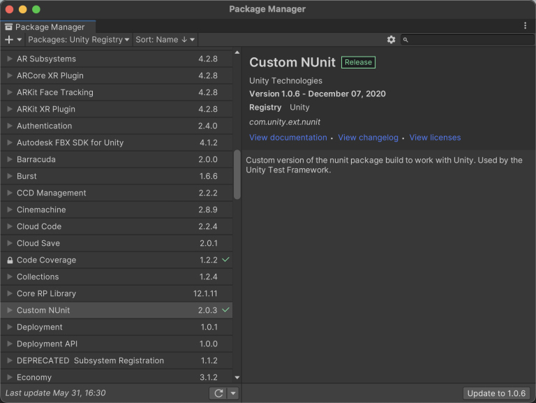 Unity NUnit缺失 – 木十的博客